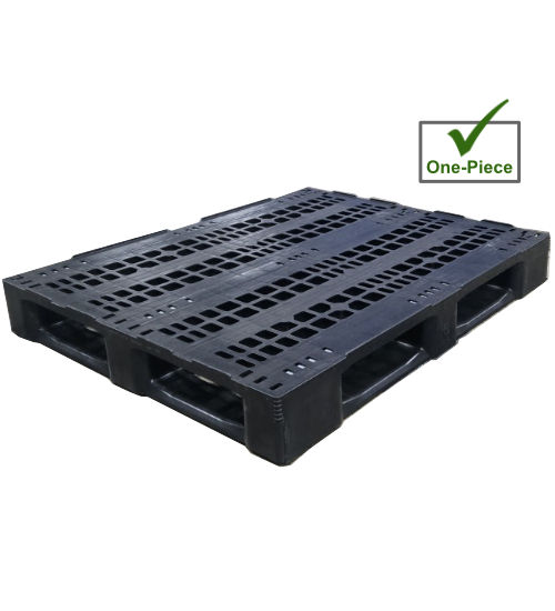UP-1210-FP-150mm42lbs - 48x40 Used Plastic Pallet | Nelson Company