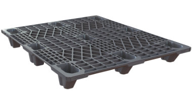 UP-4840-N-107USNL - 48x40 Used Plastic Pallet | Nelson Company